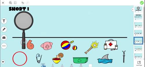 CVC Mystery Seesaw Slides - Match the Hidden CVC Word to It's Picture!