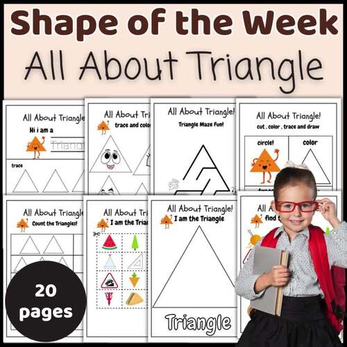 All About Triangle! Shape of the Week Activities - Triangle Shape ...