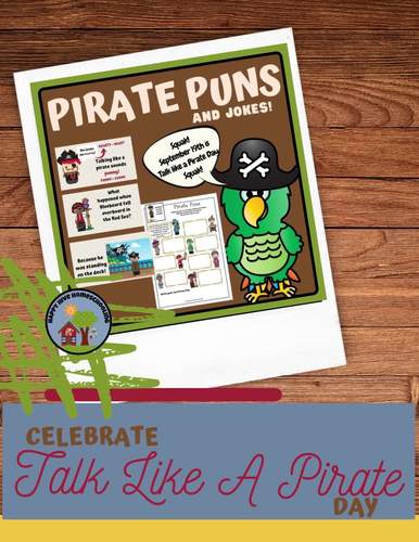 Pirate Puns and Jokes by Happy Hive Homeschooling | TPT
