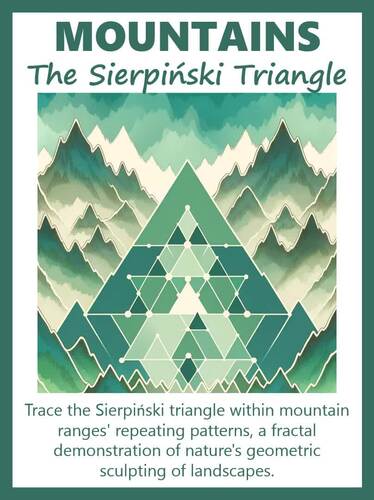 Math in Nature 10 Posters (Set B) | Math Classroom Decor + Bulletin ...