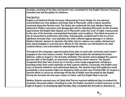 The Spanish Armada Reading Worksheet in English & Spanish (Bilingual ...