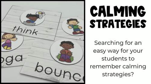 Calming Strategies Cards For Self-Regulation At Your Zen Den Or Calm Corner