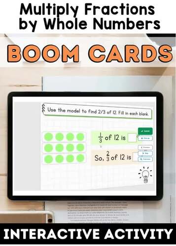 Fractions: Finding Part of a Group – Step-by-Step Boom Cards™ | TPT