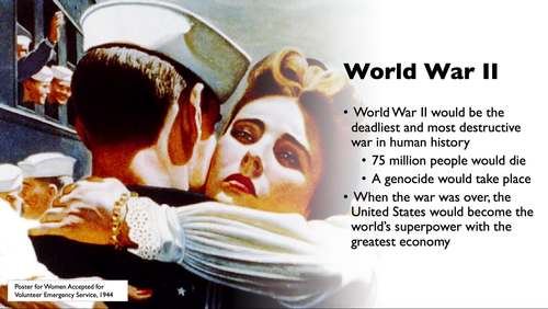 World War II - American Perspective PPT & Google Slides | American History