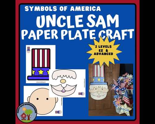 Uncle Sam Art Project by Happy Hive Homeschooling | TPT