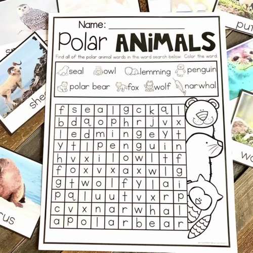 Polar Animal Activities (Arctic Animals) 20+ Sorting, Writing ...