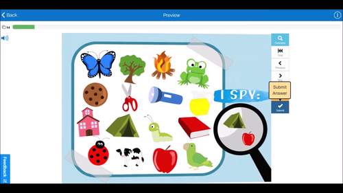 I Spy Common Objects 2 units Boom Cards™ by Mau SLP | TPT