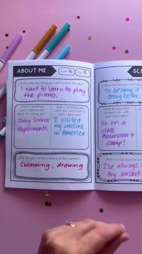 A Year Ahead Reflection Booklet - New Year 2025 activity | TPT