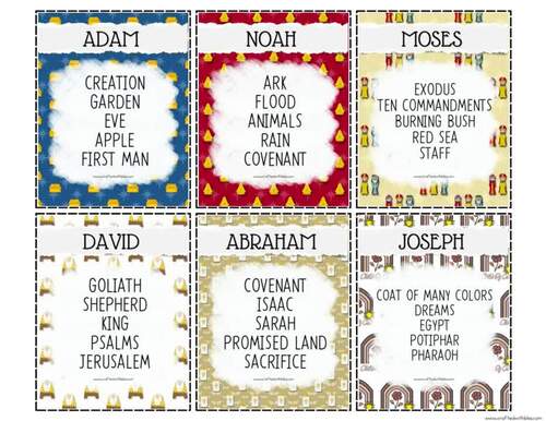 The Ultimate Bible Taboo Game - 100 Cards | Christian Classroom Game