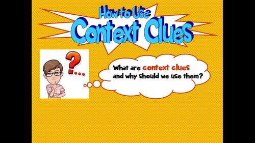 Context Clues Powerpoint 2nd Grade