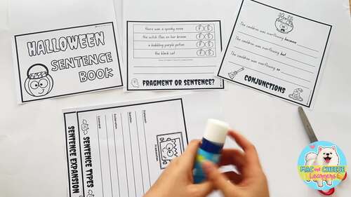 Halloween Flip Book | The Writing Revolution sentence work | TPT