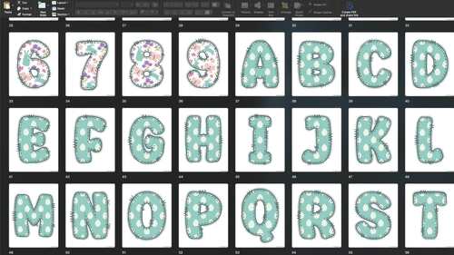 Easter Themed Letters & Numbers for Bulletin Board & Classroom Decor
