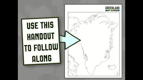 GREENLAND MAP ACTIVITY - Follow along to turn a blank map into a resource!