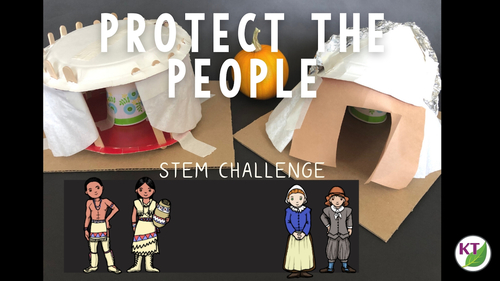 Thanksgiving STEM Challenge - Pilgrim or Wampanoag Shelters | TPT