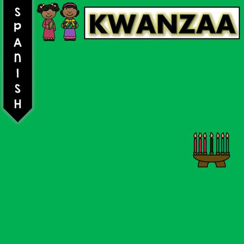 Kwanzaa activities/Spanish-PowerPoint/Editable and Print/Distance Learning