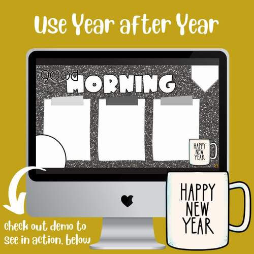 Daily Agenda Slides Editable English Spanish Google Slides New Year January