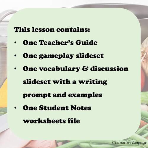 Words for Cooking: Kitchen Equipment-Home Economics-Intermediate ...