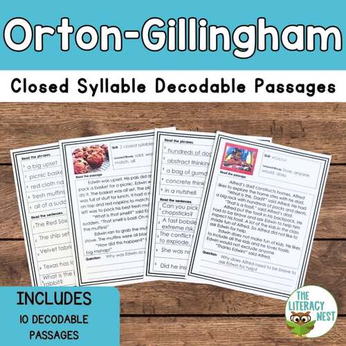 Decodable Passages for Multisyllabic Words with Comprehension Questions