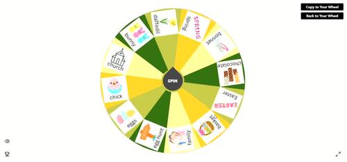 ESL Easter Bingo Vocabulary Interactive Digital Classroom Fun PreK ...