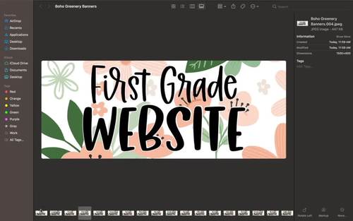 Google Sites: Classroom Website Templates-Editable buttons banners-Boho ...