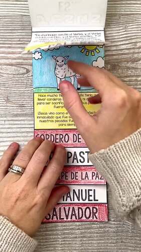 Christmas Names of Jesus SPANISH Bible Craft for Christian Kids en español