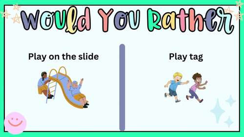 Would You Rather Game (For The First Day of School) by Teaching TX Tots