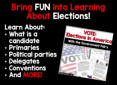 U.S. Elections and Voting Unit for 3rd and 4th Grades Civics and Government