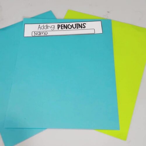 Winter Addition Crafts Story Problem Crafts Kindergarten Math Crafts ...