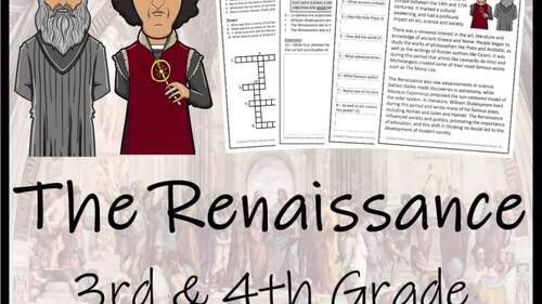 The Renaissance Close Reading Comprehension Activity | 3rd Grade & 4th ...