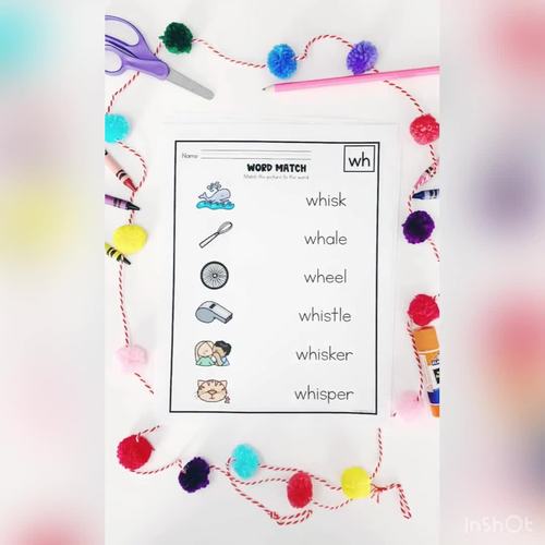 Digraph Sort and Practice Worksheets by The Delightful Mrs DeTine