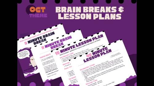 Halloween Yoga Lesson Plans, Cards, Movement Games and More! | TPT
