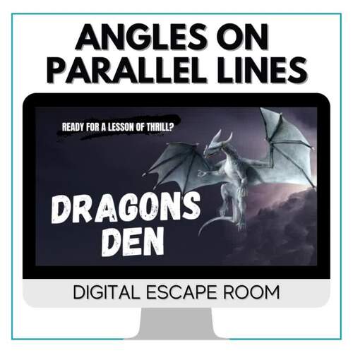 Angles on parallel lines cut by a transversal activity ESCAPE ROOM