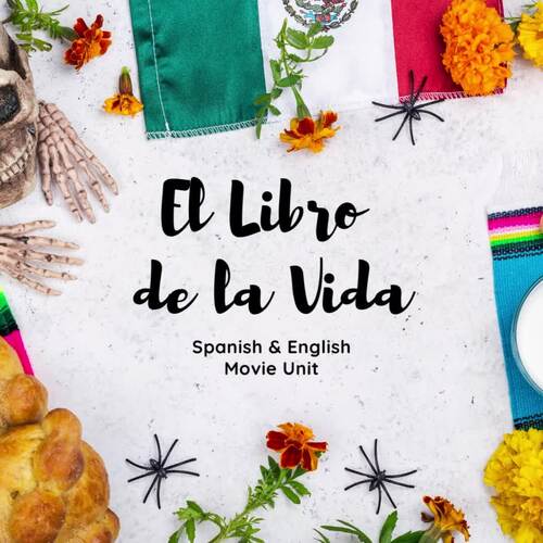 El Libro de la Vida / The Book of Life Movie Packet in Spanish | TPT
