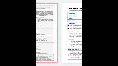 Sound Scavenger Hunt Music Activity | Listening & Composition Lesson ...