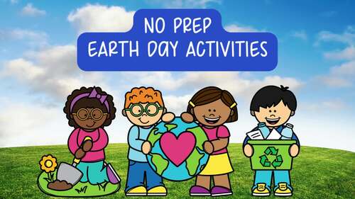 Earth Day Activities Math Literacy Worksheets PreK Kindergarten First ...