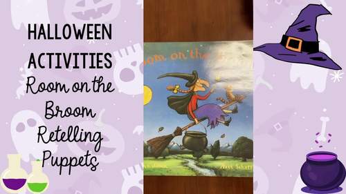 Room on the Broom Retelling Make Your Own Halloween Puppets | TPT