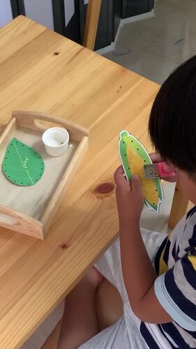 Vegetable-Themed Hole Punch Activity Sheet (Soft Watercolor Design)