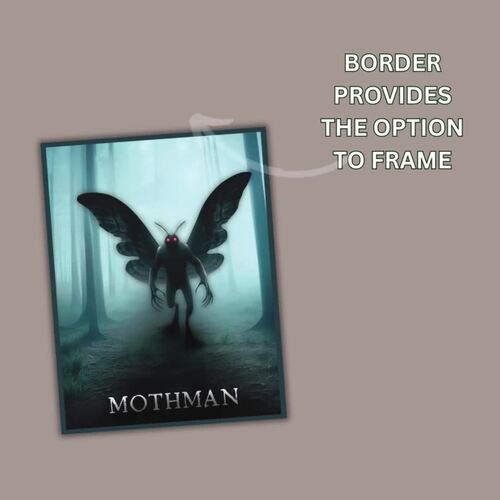 Mothman Poster. West Virginian Cryptid Artwork of American Folklore. 3 ...