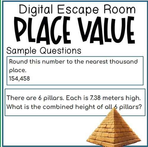 Digital Activity | Escape Room | Place Value Review With Decimals