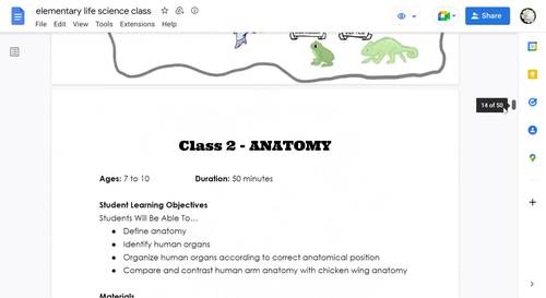 Elementary Life Science Class (Christian homeschool, Science Olympiad)