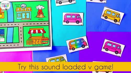 V Articulation Game For Play Based Speech Therapy By Anna Dee Slp