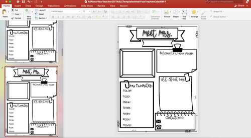 Editable Meet the Teacher Templates|Watercolor All About Your Teacher ...