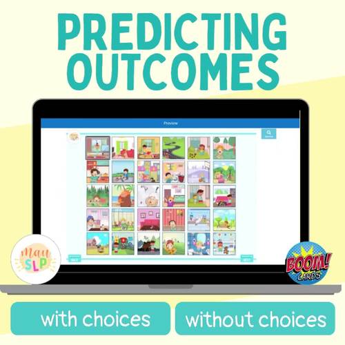 Predicting Outcomes Boom Cards™ for Speech Therapy by Mau SLP | TpT