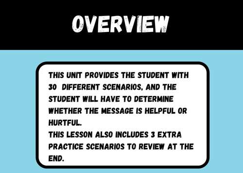 Helpful or Hurtful Comments for Older Students PDF by SLP for every IEP