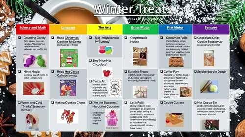 December Infant Lesson Plans Version 2 by Admin 4 You | TPT