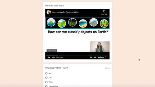 Earth Systems Introduction and Interactions 5-ESS2-1 - Distance ...
