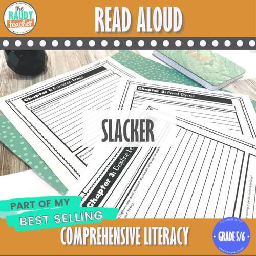 Read Aloud | Slacker | Novel Study | Printable by The Raudy Teacher