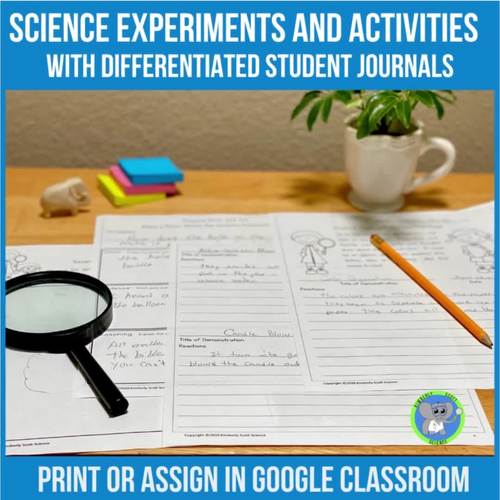 Science Experiments And Activities With Differentiated Student Journals ...