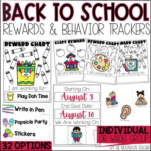 Back to School Classroom Behavior Management, Goal Setting & Student ...