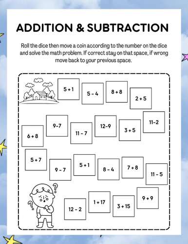 Addition & Subtraction with Regrouping, 1st grade, Math Activities ...